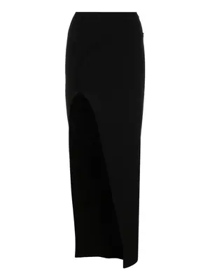 Rick Owens Theresa Panelled Midi Skirt - Black