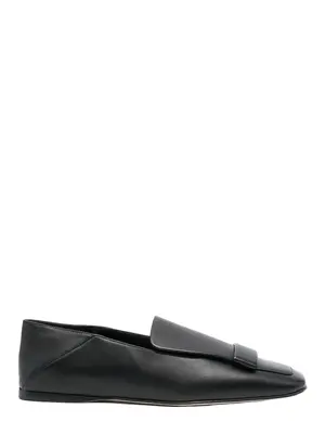 SERGIO ROSSI Sr1 Nappa Leather Loafers - Black