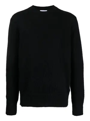 Off-White Arrow Intarsia Crew-neck Jumper - Black