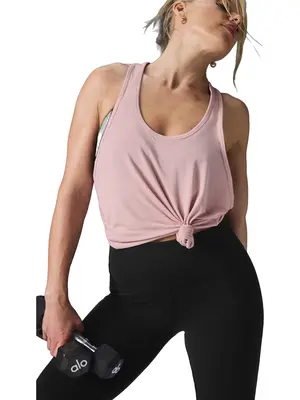 Alo Yoga All Day Tank Top Ballet Pink