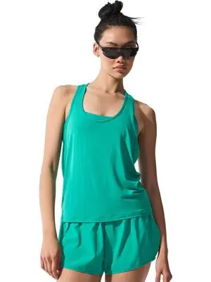 Alo Yoga All Day Tank Top - Spruce Green