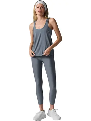 Alo Yoga All Day Tank Top Steel Grey