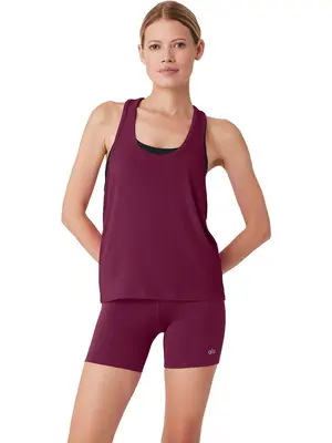 Alo Yoga All Day Tank Top Wild Berry