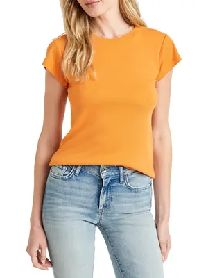 Splendid Splendid Faye Crewneck Tee Nectar