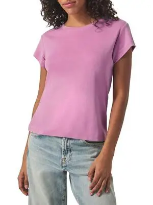 Splendid Splendid Faye Crewneck Tee Raspberry Ice