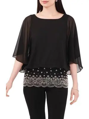 Chaus Chaus Embellished Top Black