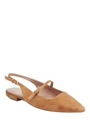 Linea Paolo Celeste Slingback Flats - Caramel