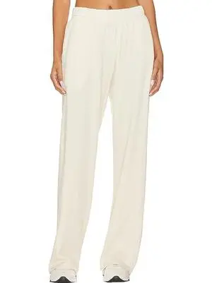 Michael Lauren Mabel Wide Leg Pant With Pocket - Ivory