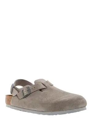 BIRKENSTOCK Tokio Slingback Clogs - Gray