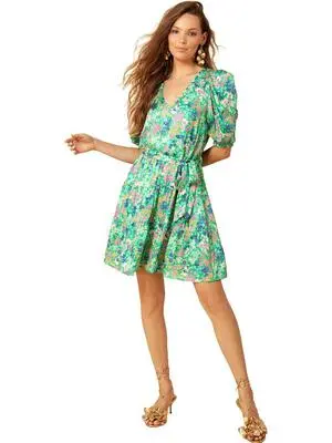 Hale Bob June Charmeuse Dress - Green
