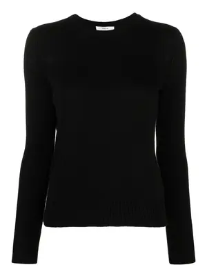 Vince Long-sleeve Crew-neck Jumper - Black