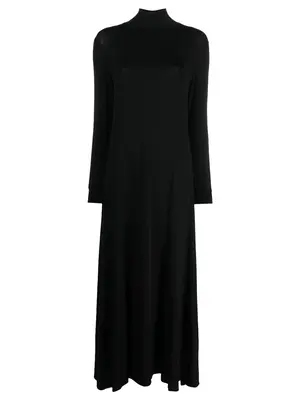 Khaite The Richie Midi Dress - Black
