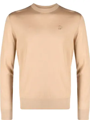 Dsquared2 Logo-embroidered Sweater - Neutrals