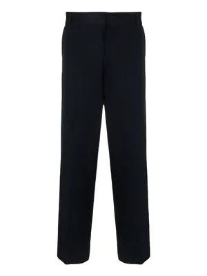 Missoni Straight-leg Wool-blend Trousers - Blue