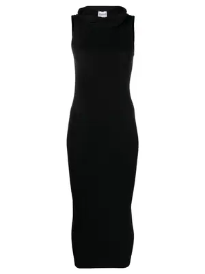 Wolford Fatal Cut Out Midi Dress - Black