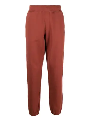 C.P. COMPANY Logo-embroidered Cotton Track Pants - Orange