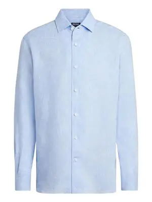 ZEGNA Long-sleeve Linen Shirt