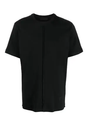 Helmut Lang Logo-embroidered Cotton T-shirt - Black