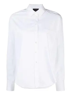 EMPORIO ARMANI Long-Sleeve Cotton Shirt