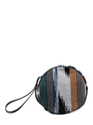 Missoni Jacquard Terry-cloth Wash Bag - Blue