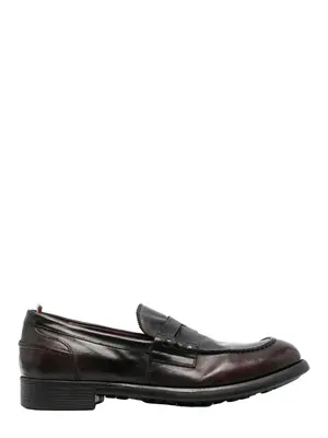 Officine Creative Chronicle 056 Leather Loafers - Brown