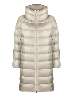 Herno Matilde Quilted Coat - Neutrals