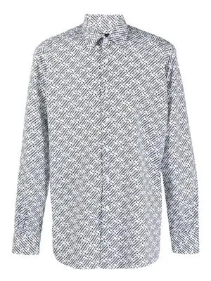 Karl Lagerfeld Logo-print Long-sleeve Shirt - White