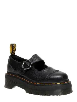DR. MARTENS Dr. Martens Addina Flower Buckle Platform Shoes