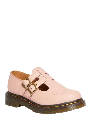 Dr. Martens Dr. Martens 8065 Virginia Leather Mary Jane Shoes Pink
