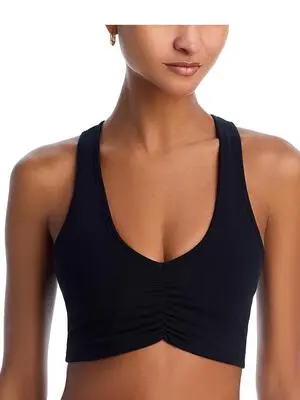 Splits59 Airweight Bra With Ruching - Black
