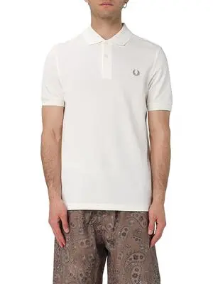 Fred Perry Polo Shirt Men Yellow Cream