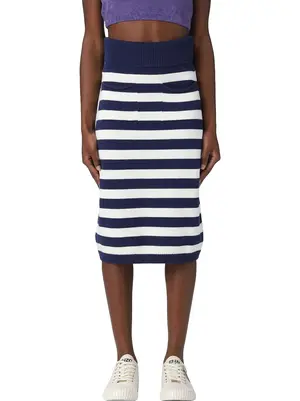 Kenzo Striped Skirt - Blue