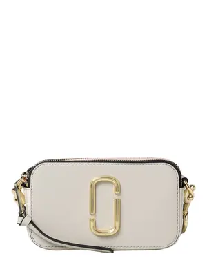 Marc Jacobs Marc Jacobs The Snapshot Bag In Saffiano Leather Beige