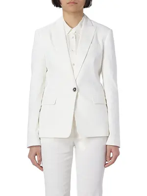Pinko Single-breasted Jacket - White