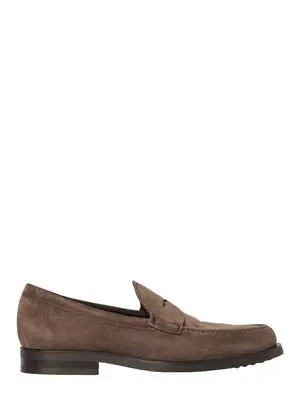 TOD'S Suede Loafers - Brown