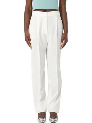 Emporio Armani Pants In Viscose Blend - White