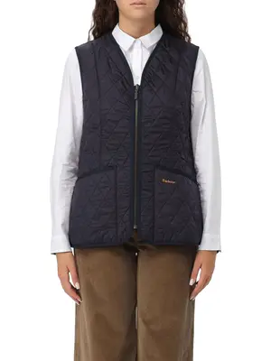 Barbour Quilted Zip-Up Waistcoat Blue