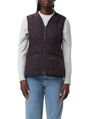 Barbour Quilted Zip-Up Waistcoat Brown