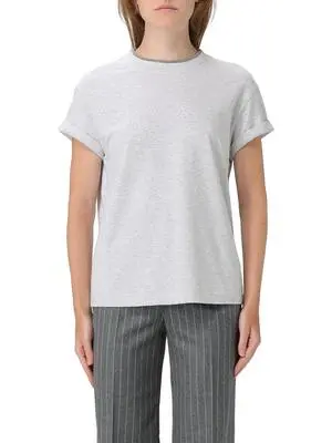 Brunello Cucinelli T-Shirt Silver