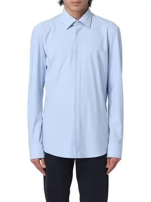 BOSS Shirt Men Gnawed Blue