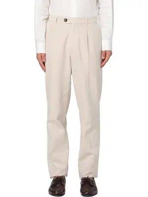 Brunello Cucinelli Tailored Gabardine Pants Beige
