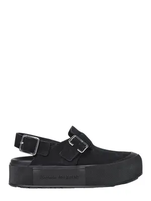Alexander McQueen Alexander Mcqueen Mount Slick Suede Mules Black