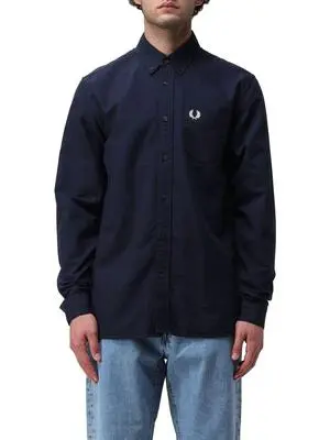 Fred Perry Shirt Men Navy