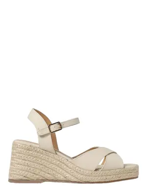 CastaÑer Heeled Espadrille Sandal - Ivory