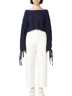 KENZO Kenzo Cable Knit Sweater With Tie Detailing