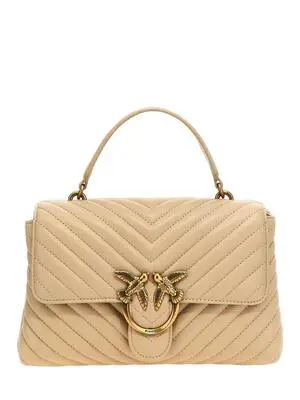 Pinko Quilted Handbag - Beige