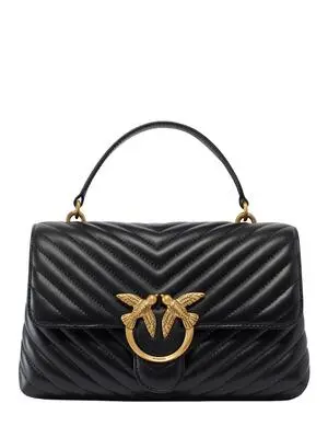 Pinko Quilted Handbag - Black