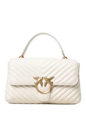 Pinko Pinko Quilted Handbag White 1