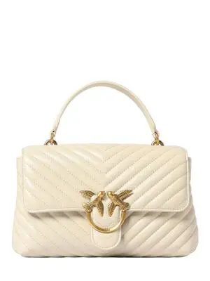 Pinko Pinko Quilted Handbag White