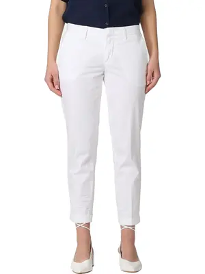 FAY Fay Trousers White